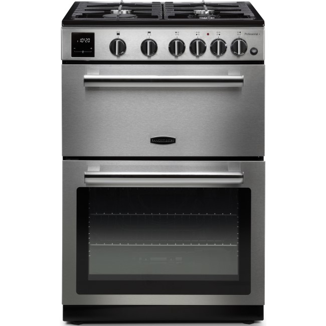 Rangemaster PROPL60NGFSSC Professional Plus 60cm Gas Cooker - Stainless ...