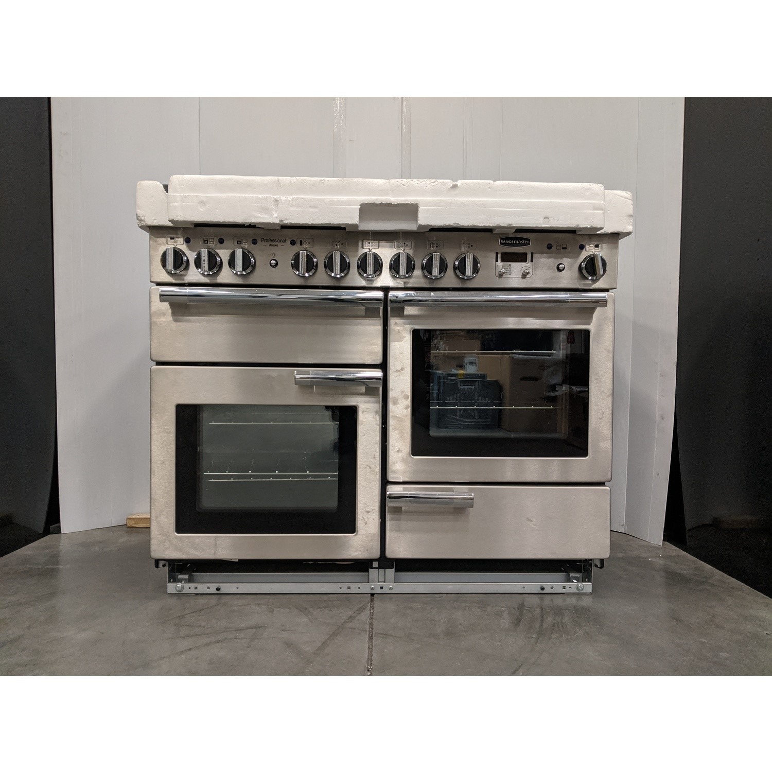 Refurbished Rangemaster Professional Deluxe PDL110EISSC 110cm Electric ...