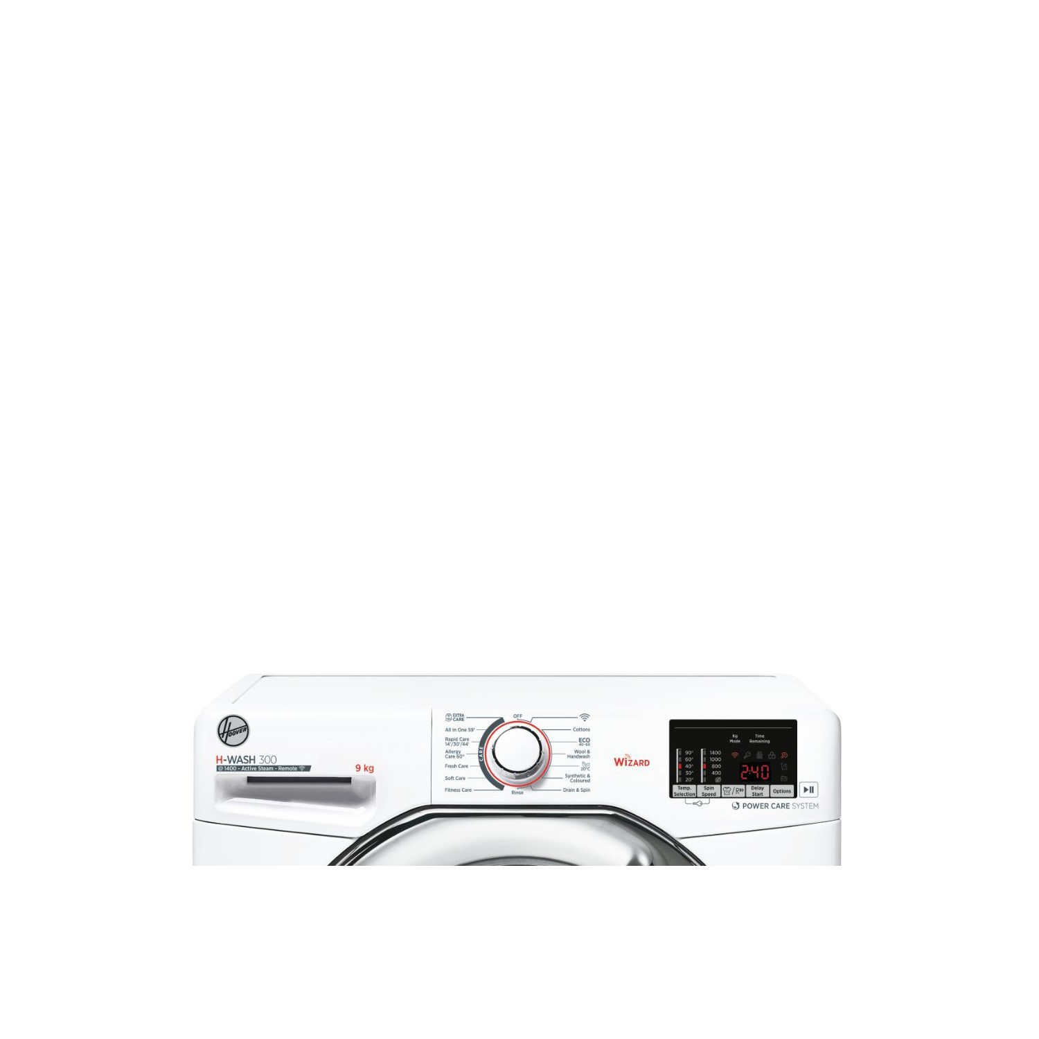 Hoover H-Wash 300 9kg 1400rpm Freestanding Washing Machine - White ...