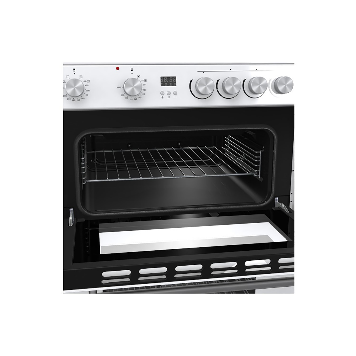 Hisense HDE3211BWUK 60cm Electric Cooker - White | Appliances Direct