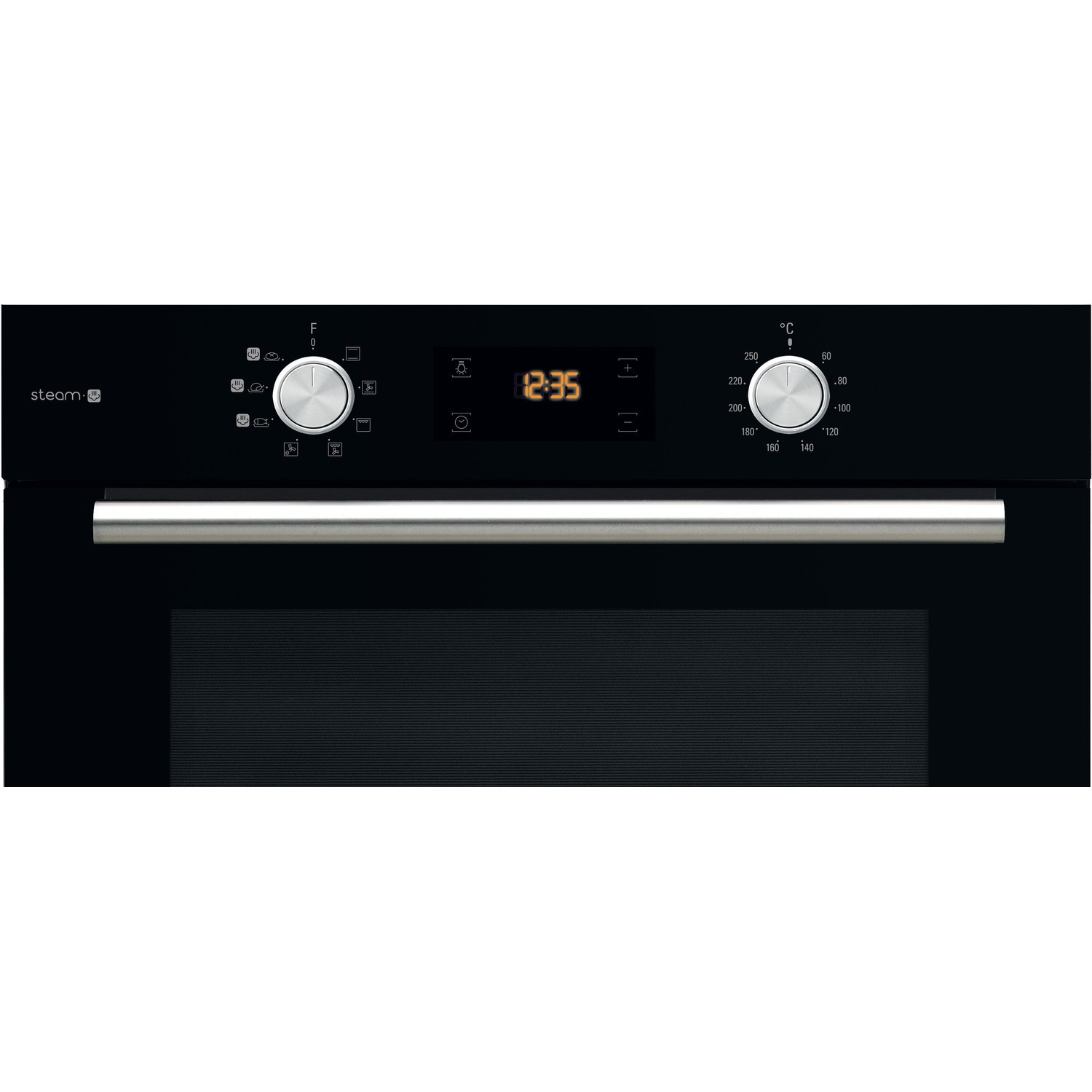 Hotpoint Fan Assisted Electric Single Oven with Gentle Steam - Black ...