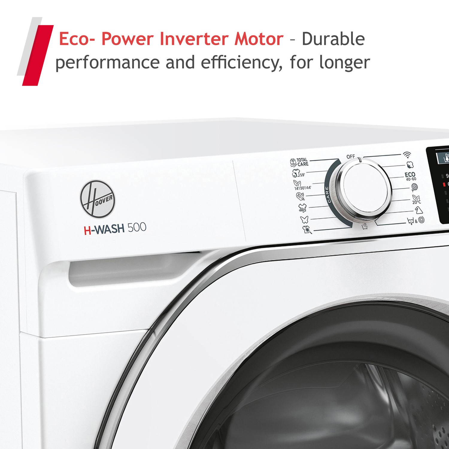 Hoover Wash 500 10kg Freestanding Washing Machine - White HW410AMC1-80 ...