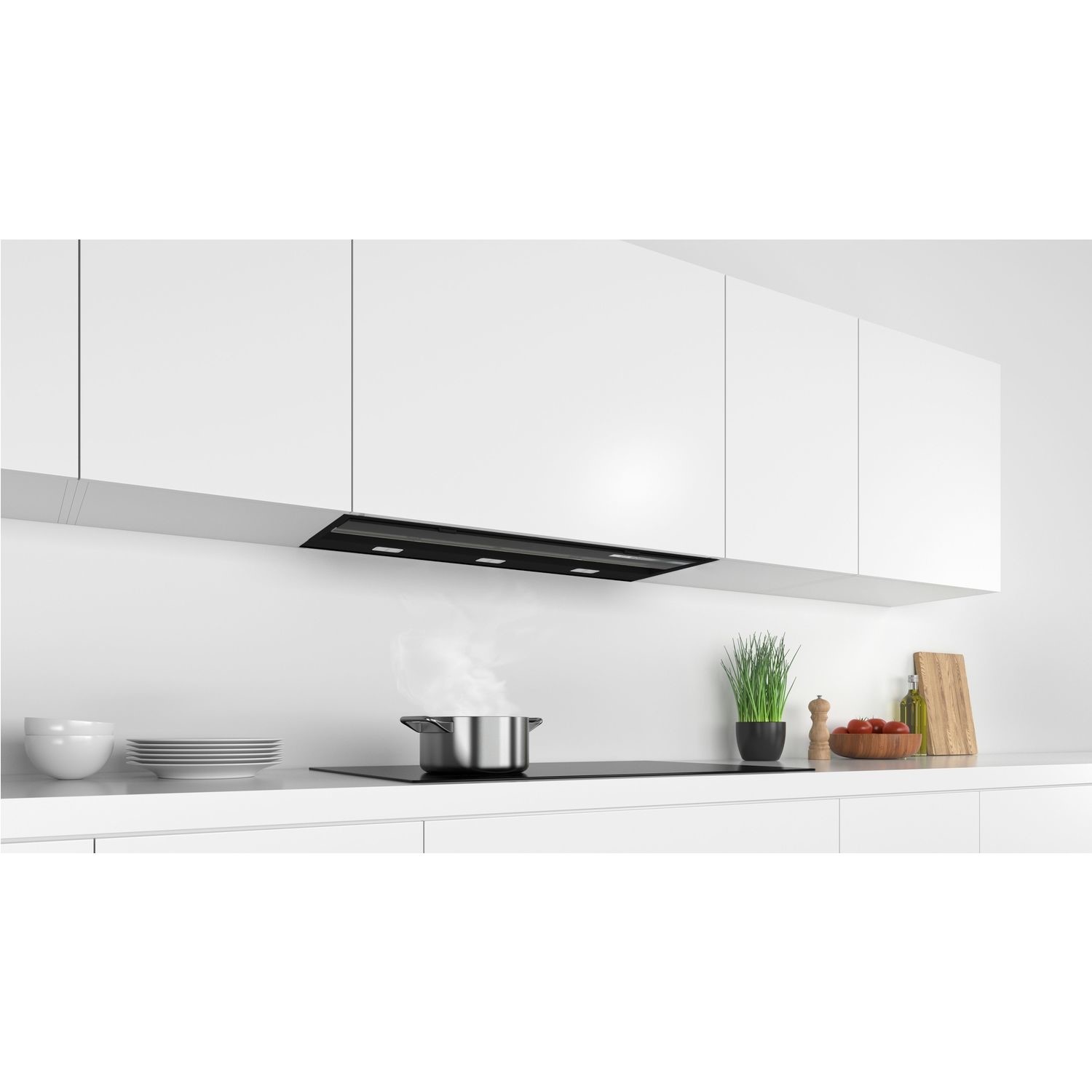 Bosch Series 6 90cm Canopy Cooker Hood - Black DBB97AM60B | Appliances ...