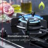 Neff T27CS59S0 N70 75cm 5 Burner Gas on Glass Gas Hob - Black ...