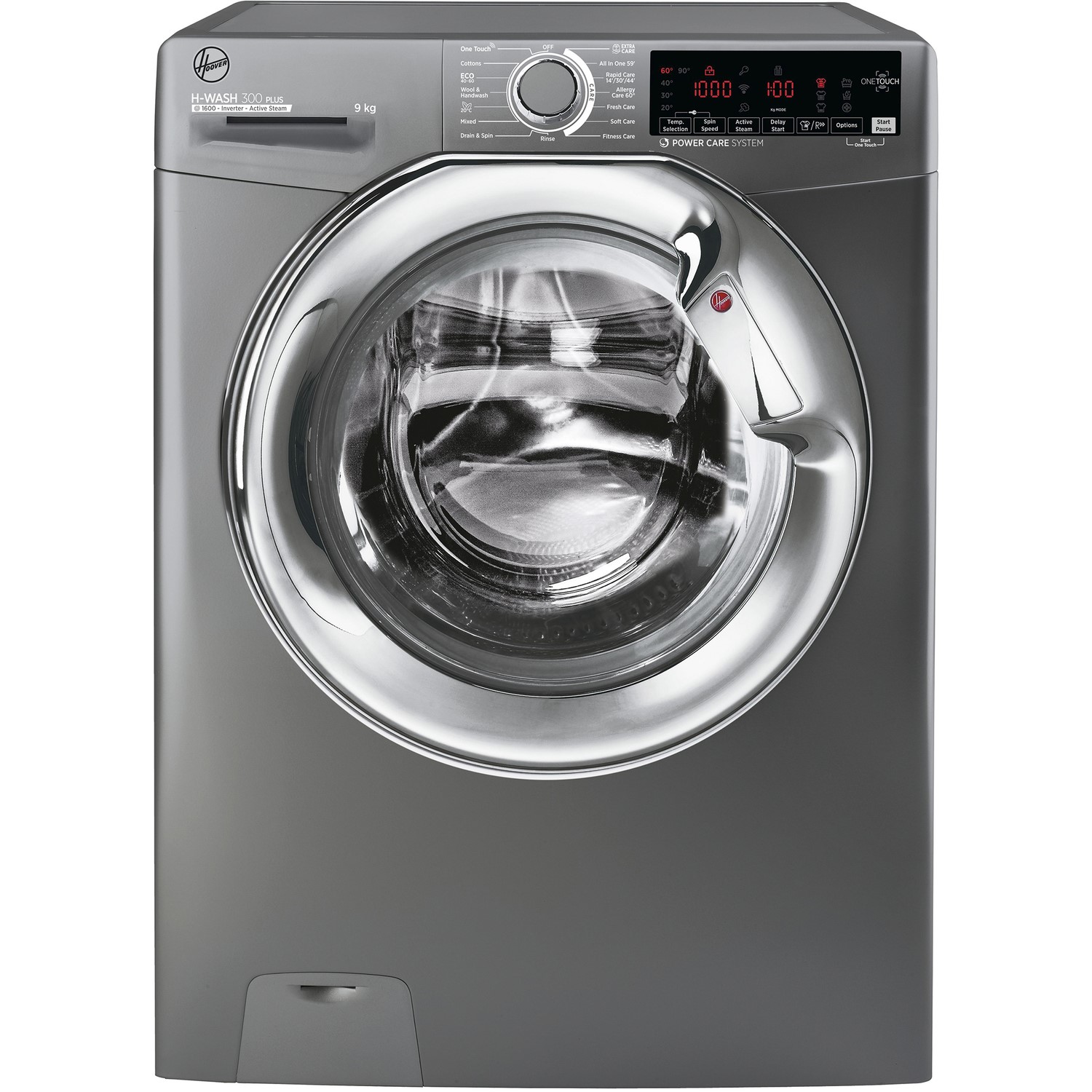 Hoover H-Wash 300 Plus 9kg 1600rpm Washing Machine - Graphite ...
