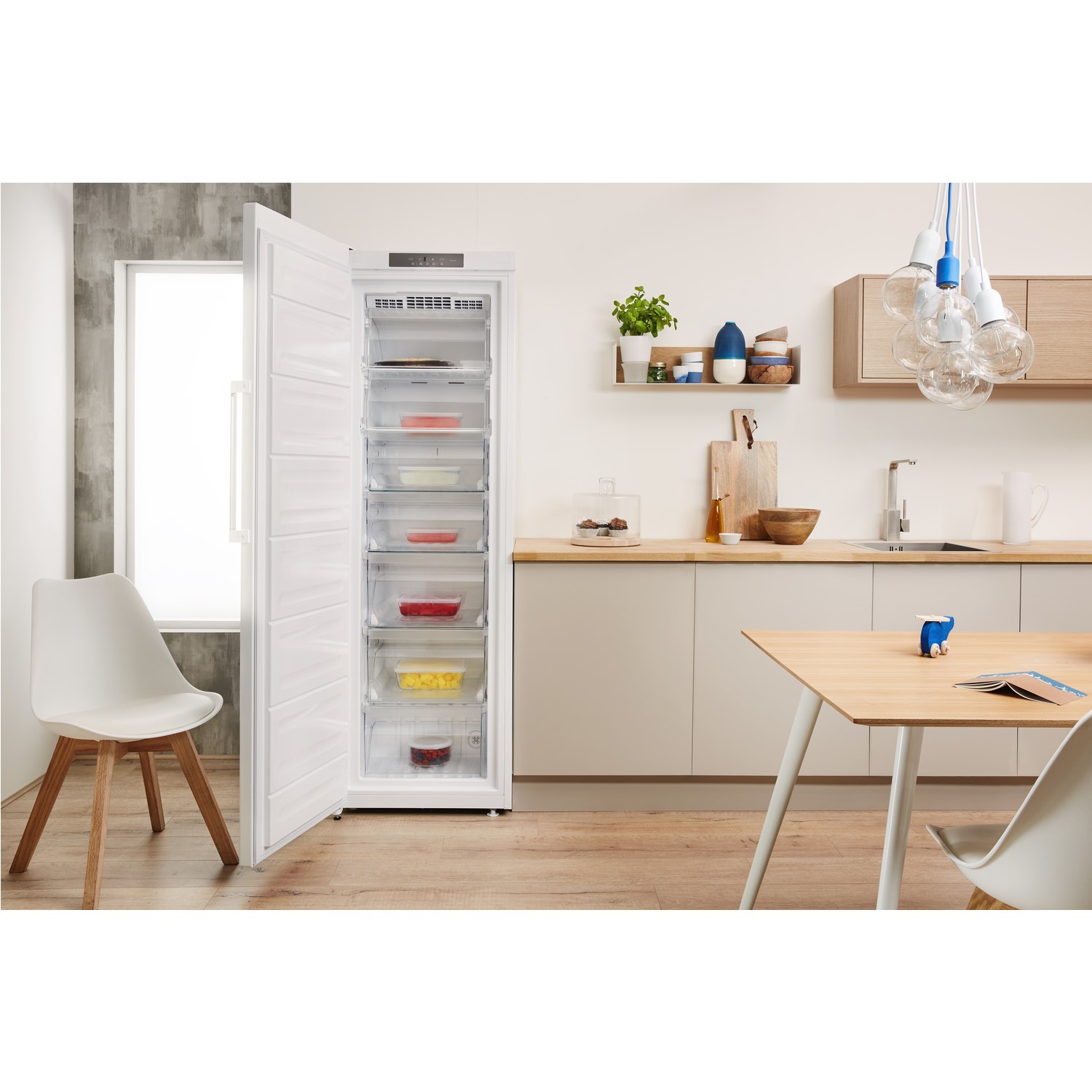 Indesit 260 Litre Tall Freestanding Freezer - White UI8F1CWUK1 ...