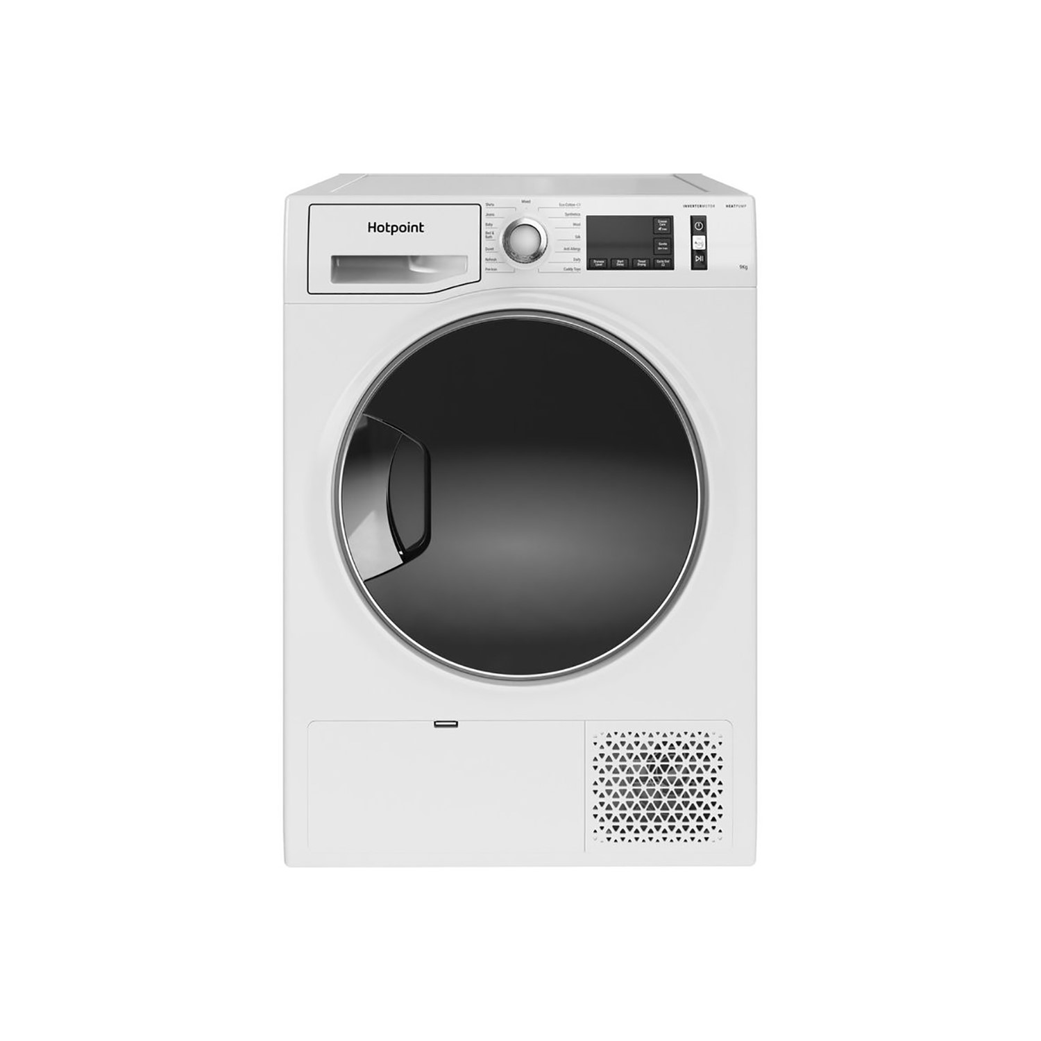 Refurbished Hotpoint NTM119X3EUK Freestanding Heat Pump 9KG Tumble Dryer White A2/NTM119X3EUK ...