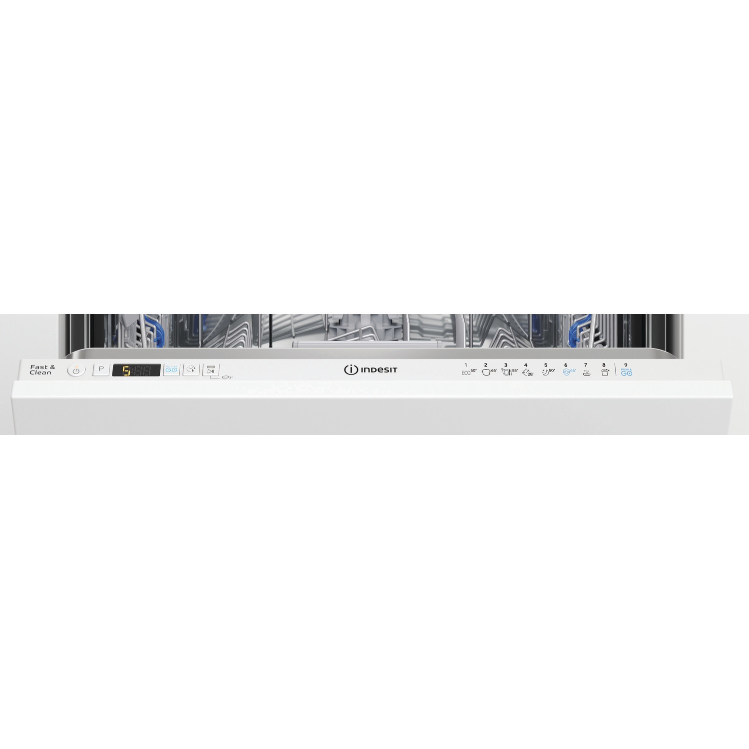 Indesit Push&Go Integrated Dishwasher - White control panel D2IHD526UK ...