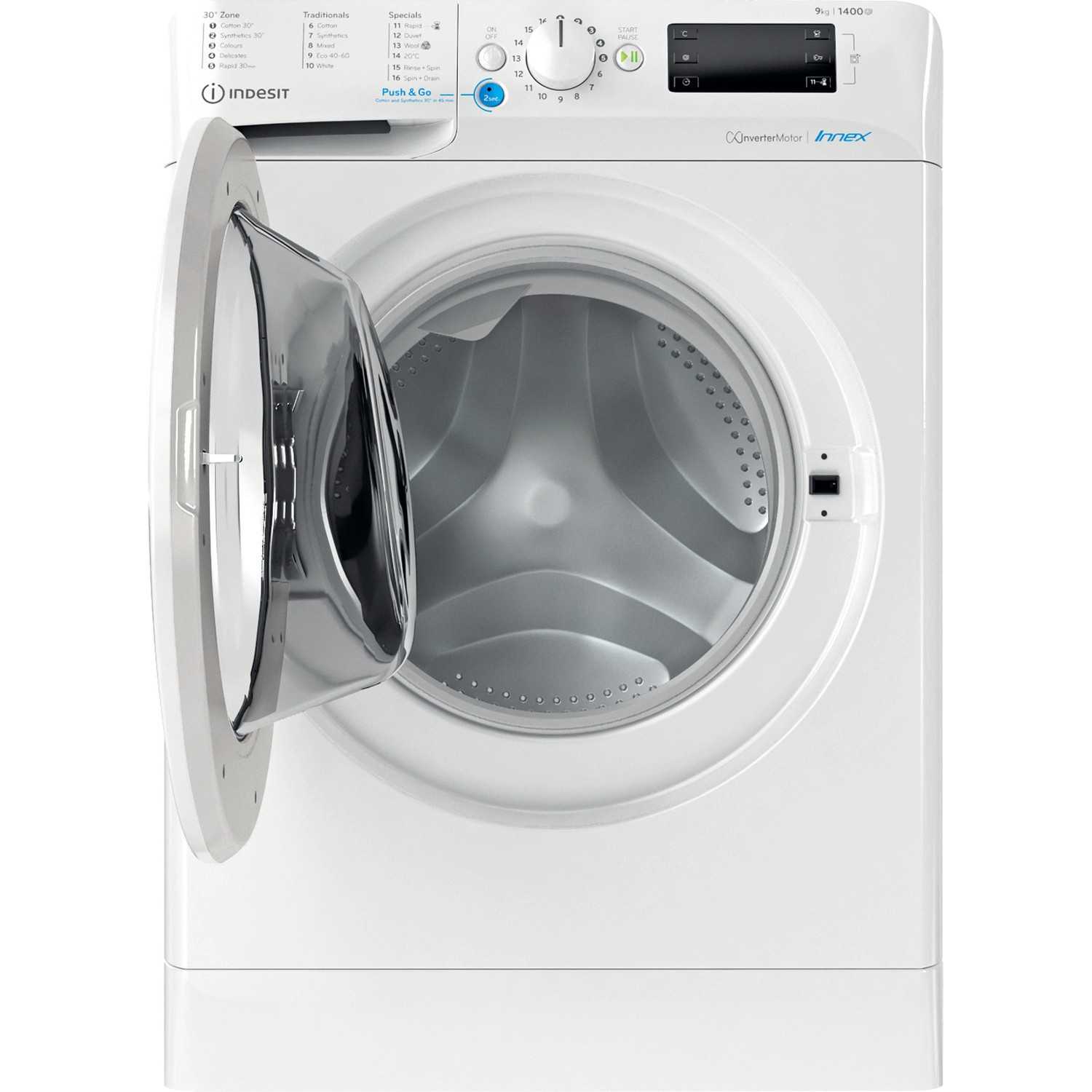 Refurbished Indesit Innex BWE91496XWUKN Freestanding 9KG 1400 Spin ...
