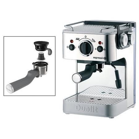 Dualit 84360 Mm 3 In 1 Espressivo Polished Coffee Machine Dcmix ...