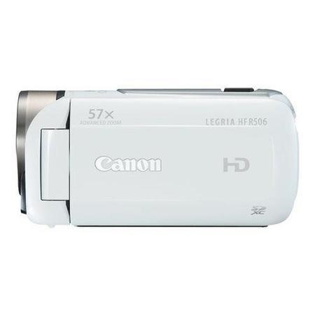 Canon HF R506 Camcorder White Premium Kit inc 4GB SD Card & Legria Case ...