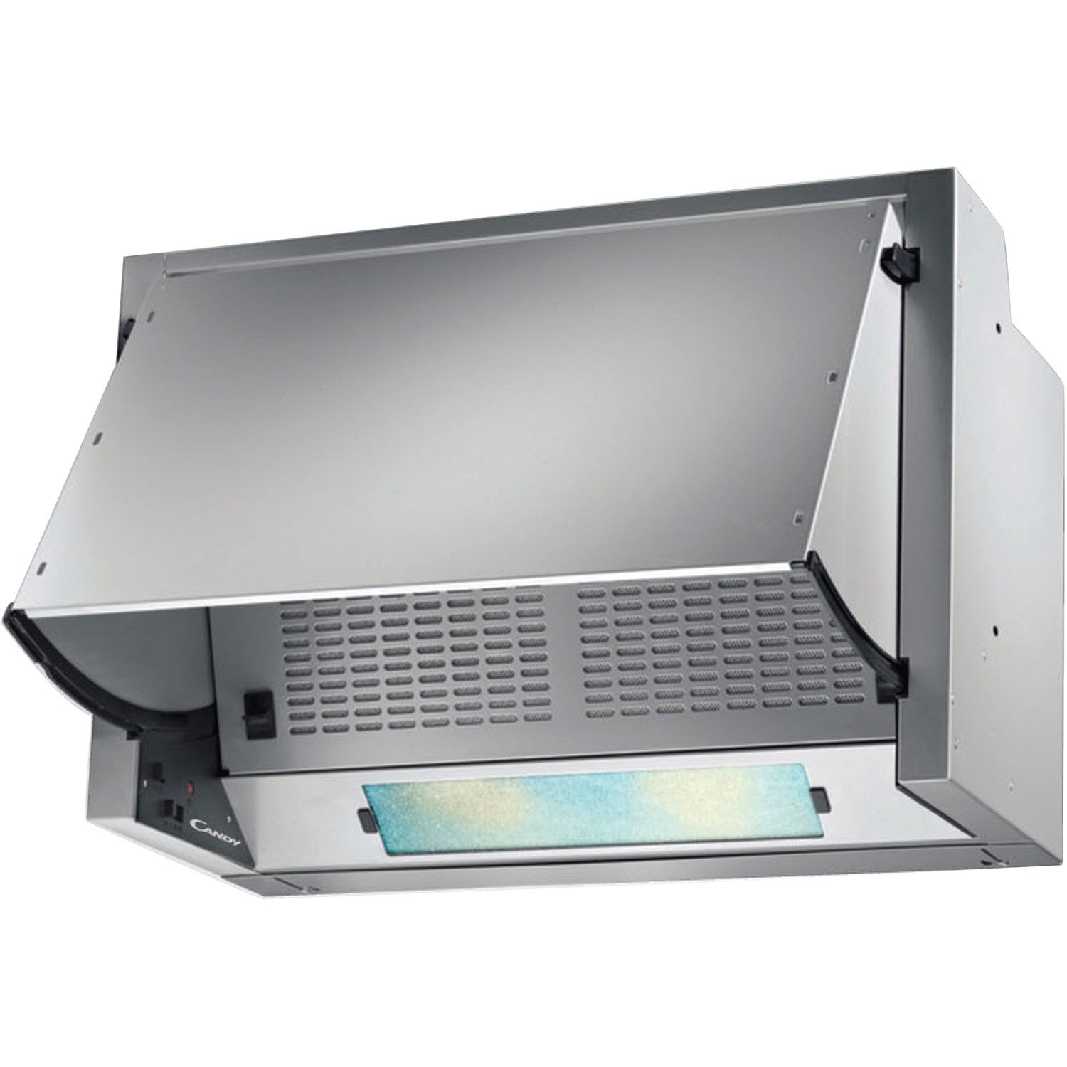 Candy CBP613NGR 60cm Integrated Cooker Hood - Grey | Appliances Direct