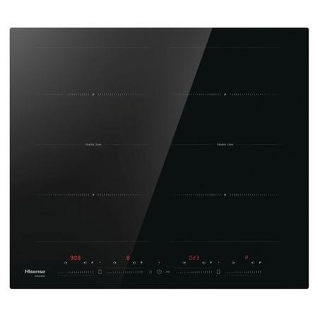 Hisense 59cm 4 Zone Induction Hob with Area Flex HI6442BSCE ...