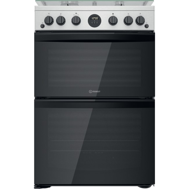 Indesit 60cm Gas Cooker - Stainless Steel ID67G0MCX | Appliances Direct