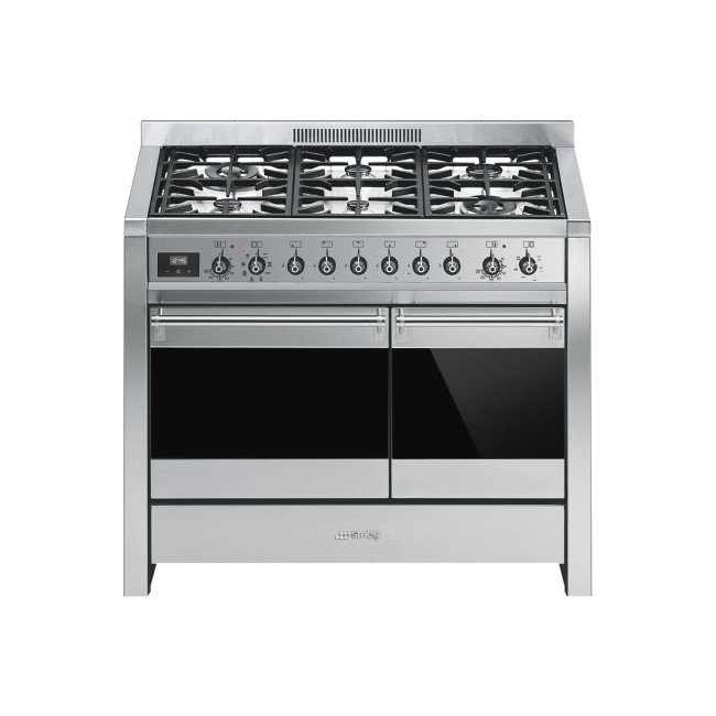 Refurbished Smeg Opera 100cm Dual Fuel Range Cooker - Stainless Steel ...