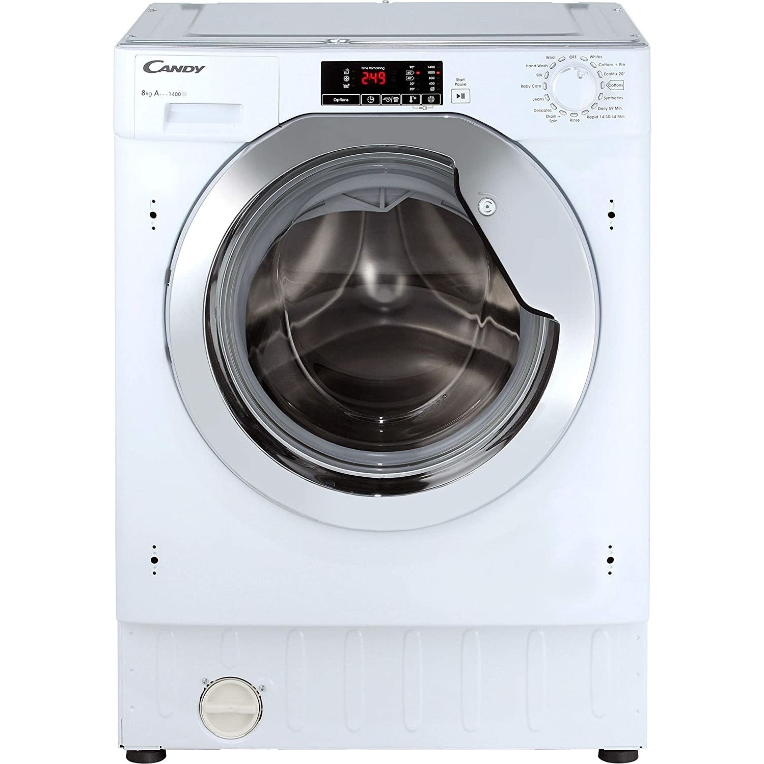 Refurbished Candy CBWM814DC-80 Integrated 8KG Washing Machine A2 ...