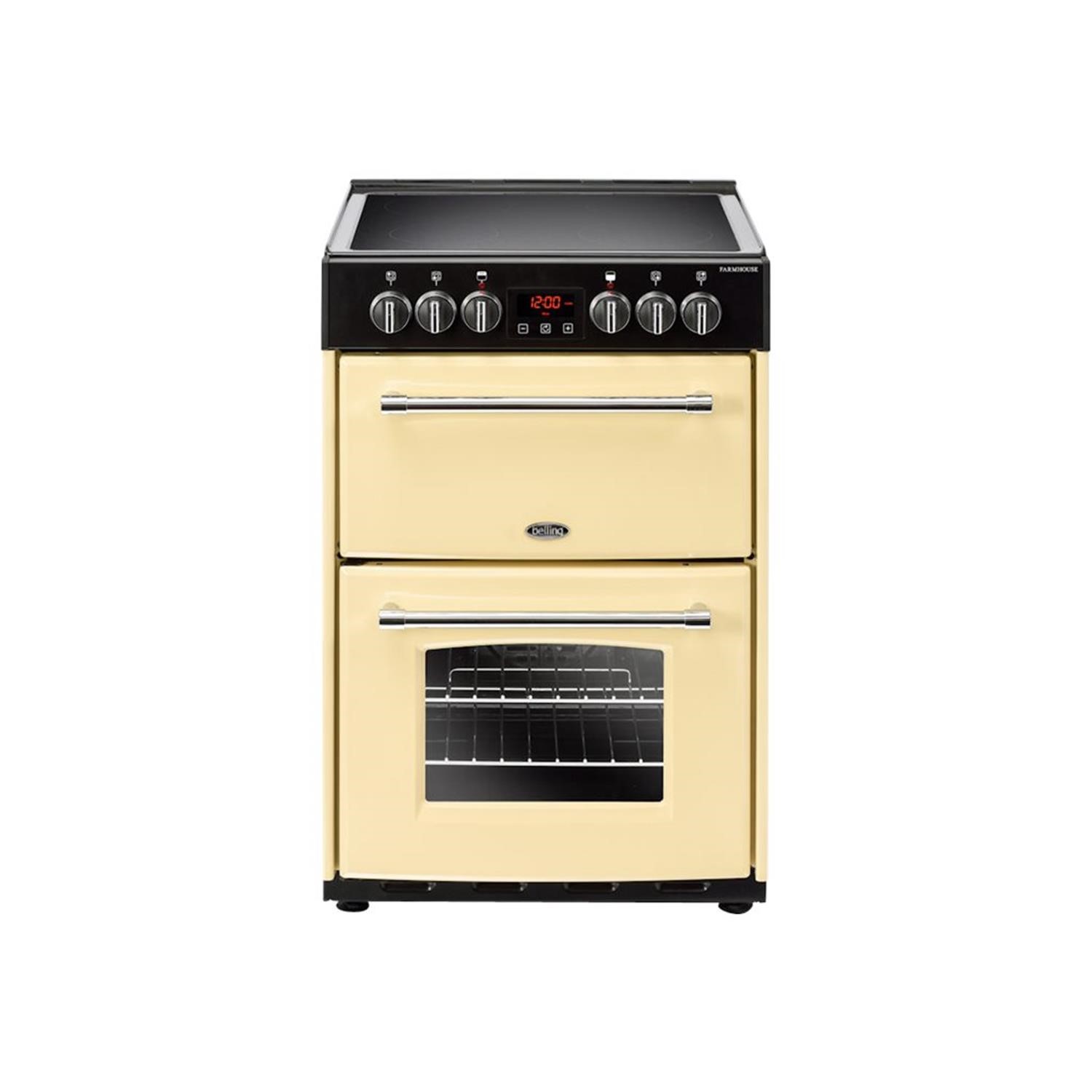Refurbished Belling Farmhouse 60E 60cm Double Oven Electric Mini Range ...