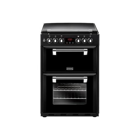 Refurbished Stoves Richmond 600DF Black Dual Fuel Cooker with Double ...