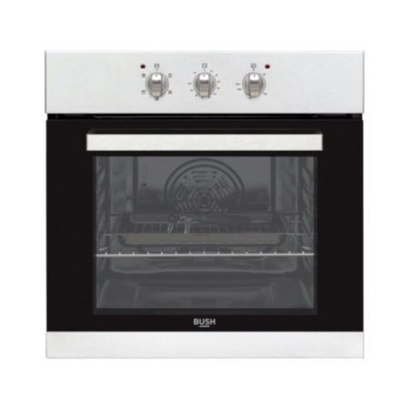 Refurbished Bush BIBFOS 60cm Single Built In Electric Oven Stainless ...