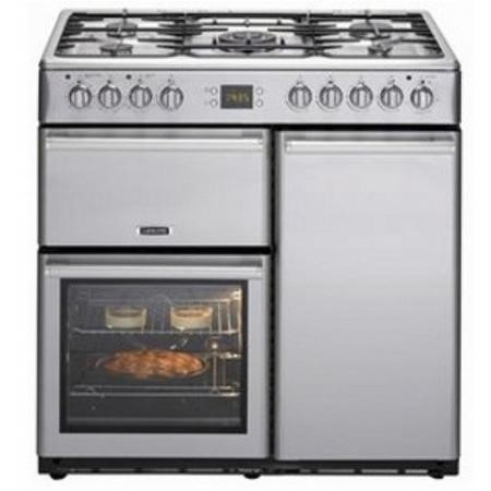 Refurbished Leisure CMCF96X Contemporary 90cm Dual Fuel Range Cooker ...