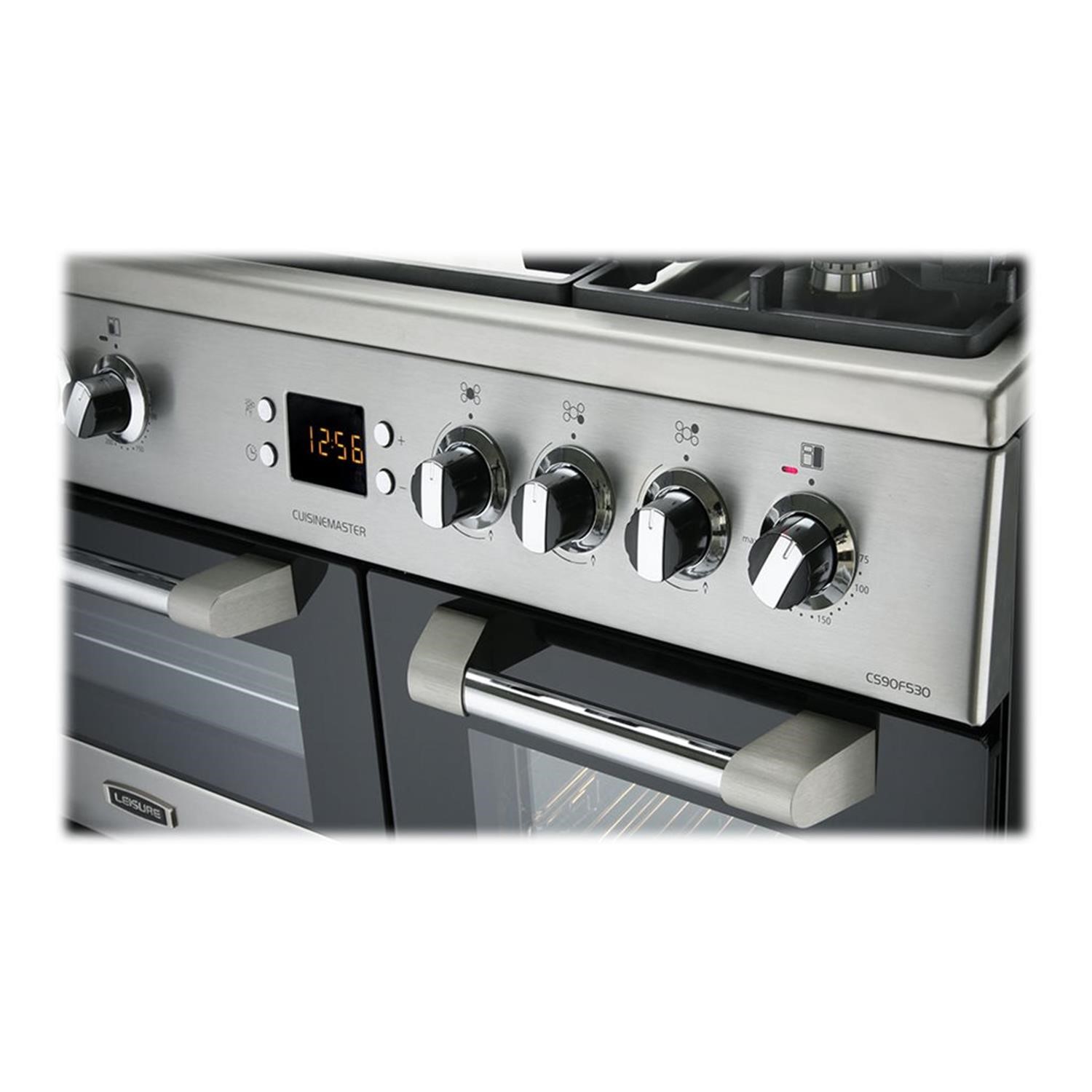 Refurbished Leisure Cuisinemaster CS90F530X 90cm Dual Fuel Range Cooker ...