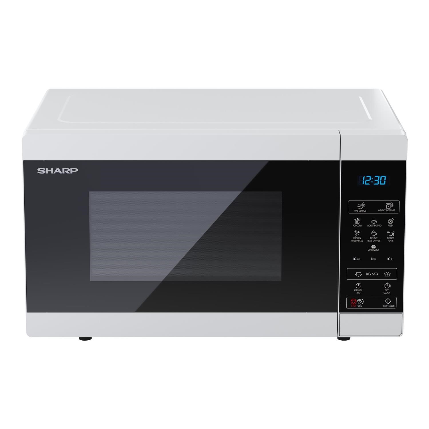 Sharp 25L 900W Digital Microwave - Silver YCMS51US | Appliances Direct
