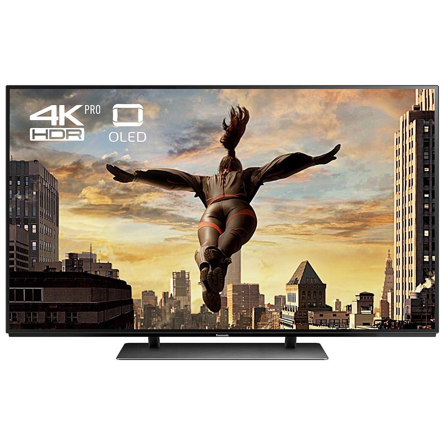 Refurbished Panasonic 55" 4K Ultra HD with HDR10 OLED Freeview Play ...