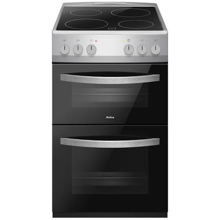 Amica 50cm Electric Dual Cavity Cooker - Stainless Steel AFC502SS ...