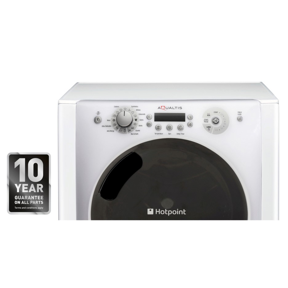 Hotpoint AQ113F497E Aqualtis Steam 11kg 1400rpm Freestanding Washing ...