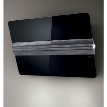 Elica BARRE80BLK 80cm Decorative Cooker Hood Black | Appliances Direct