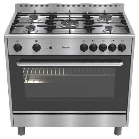 Refurbished Baumatic BC190.2TCSS 90cm Single Cavity Gas Range Cooker ...