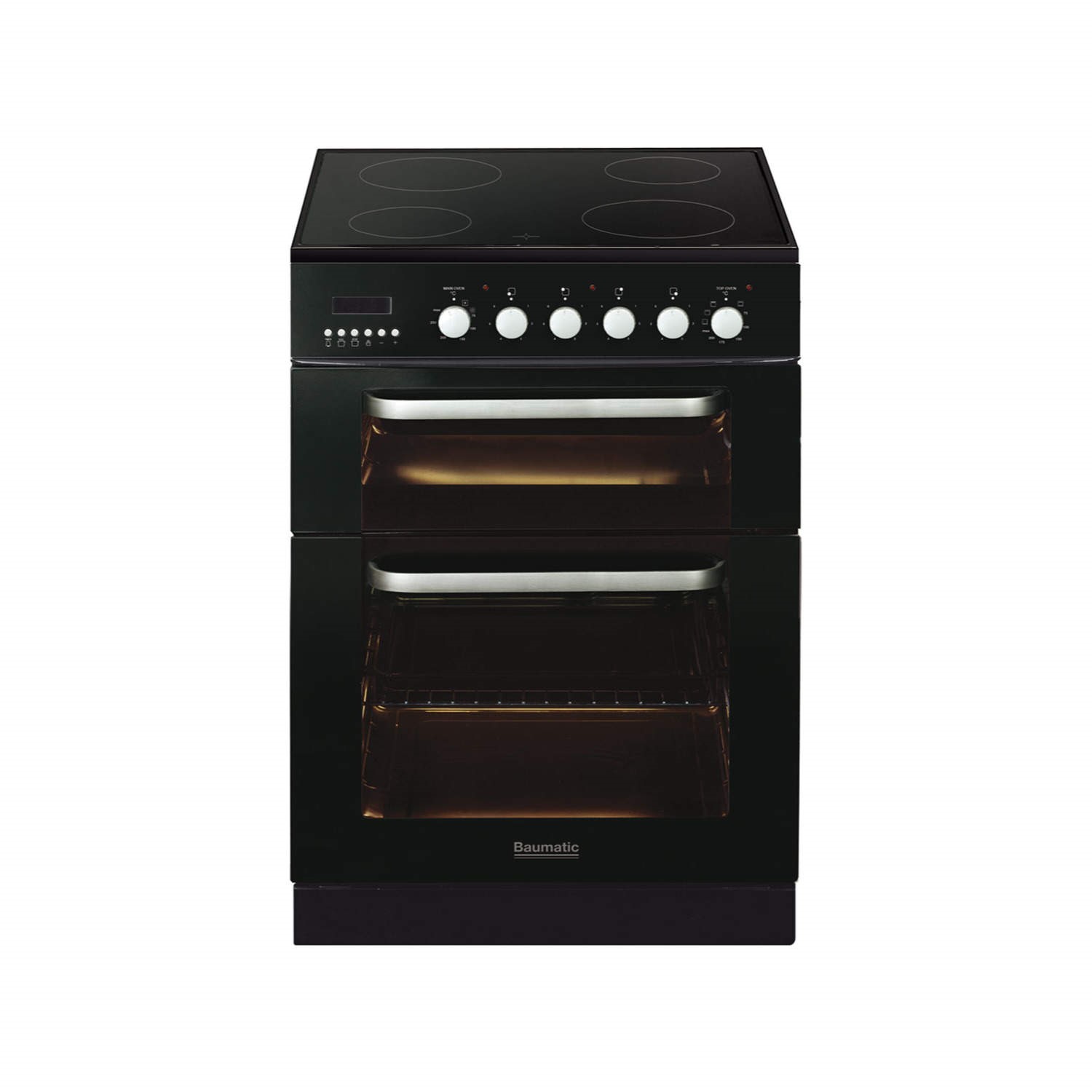 Baumatic BCE625BL Dual Cavity 60cm Electric Cooker - Black | Appliances ...