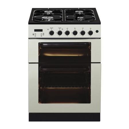 Baumatic BCG625IV Double Cavity 60cm Gas Cooker - Ivory | Appliances Direct