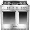 Baumatic BCG925SS Twin Cavity 90cm Gas Range Cooker Stainless Steel ...