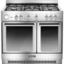 Baumatic BCG925SS Twin Cavity 90cm Gas Range Cooker Stainless Steel ...