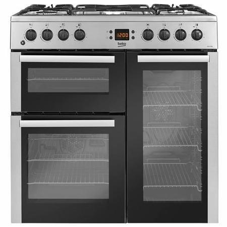 Beko BDVF90X 90cm Duel Fuel Range Cooker - Stainless Steel | Appliances ...