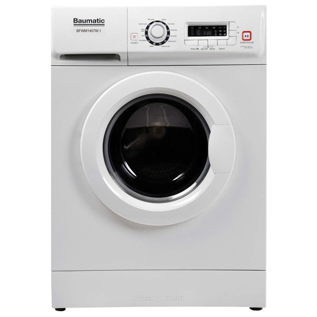 Baumatic BFWM1407W.1 7kg 1400 Spin Freestanding Washing Machine White ...