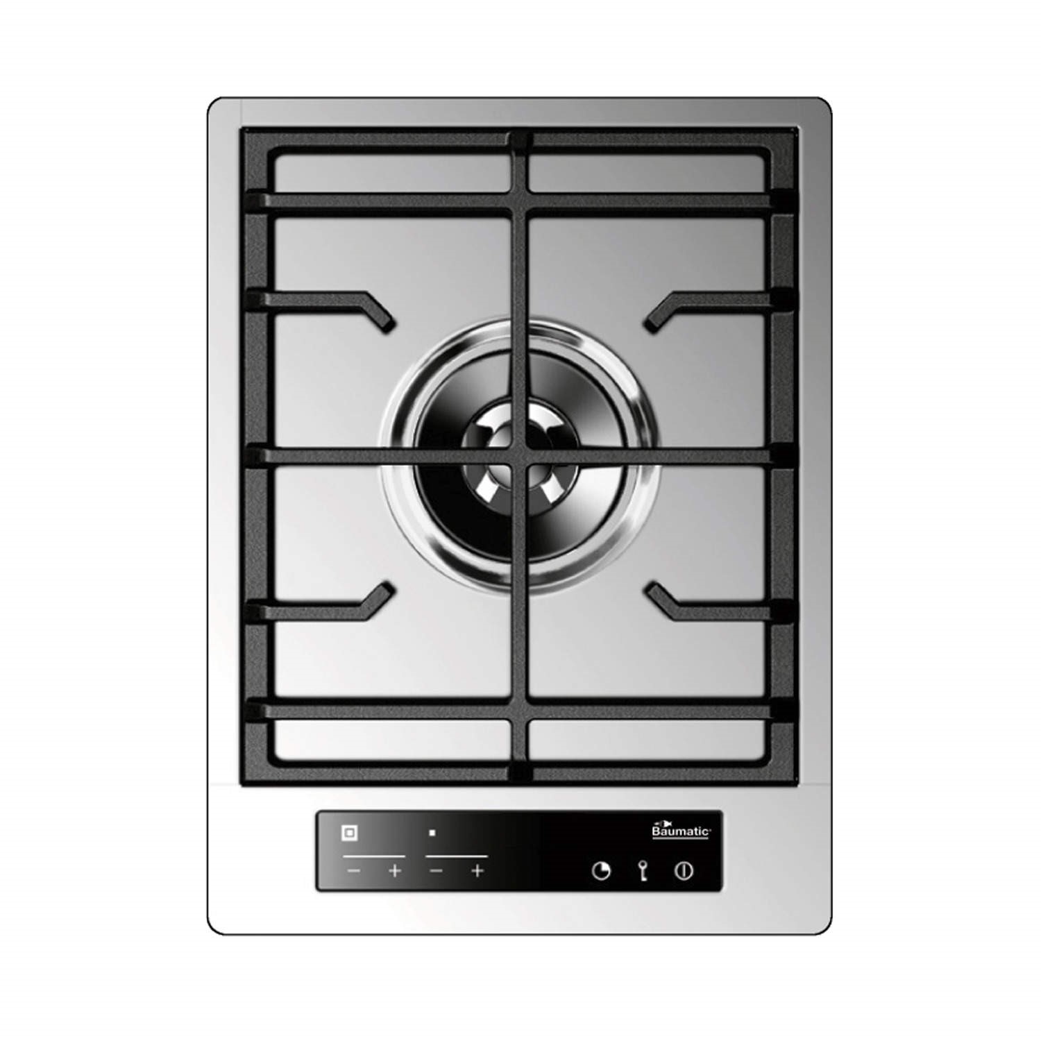 Baumatic BHG400SS Premium-line 30cm Wok Burner Domino Gas Hob ...