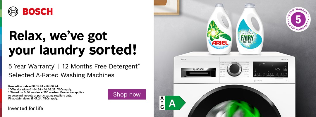Bosch Series 6 10kg 1400rpm Washing Machine - White WGG254F0GB ...