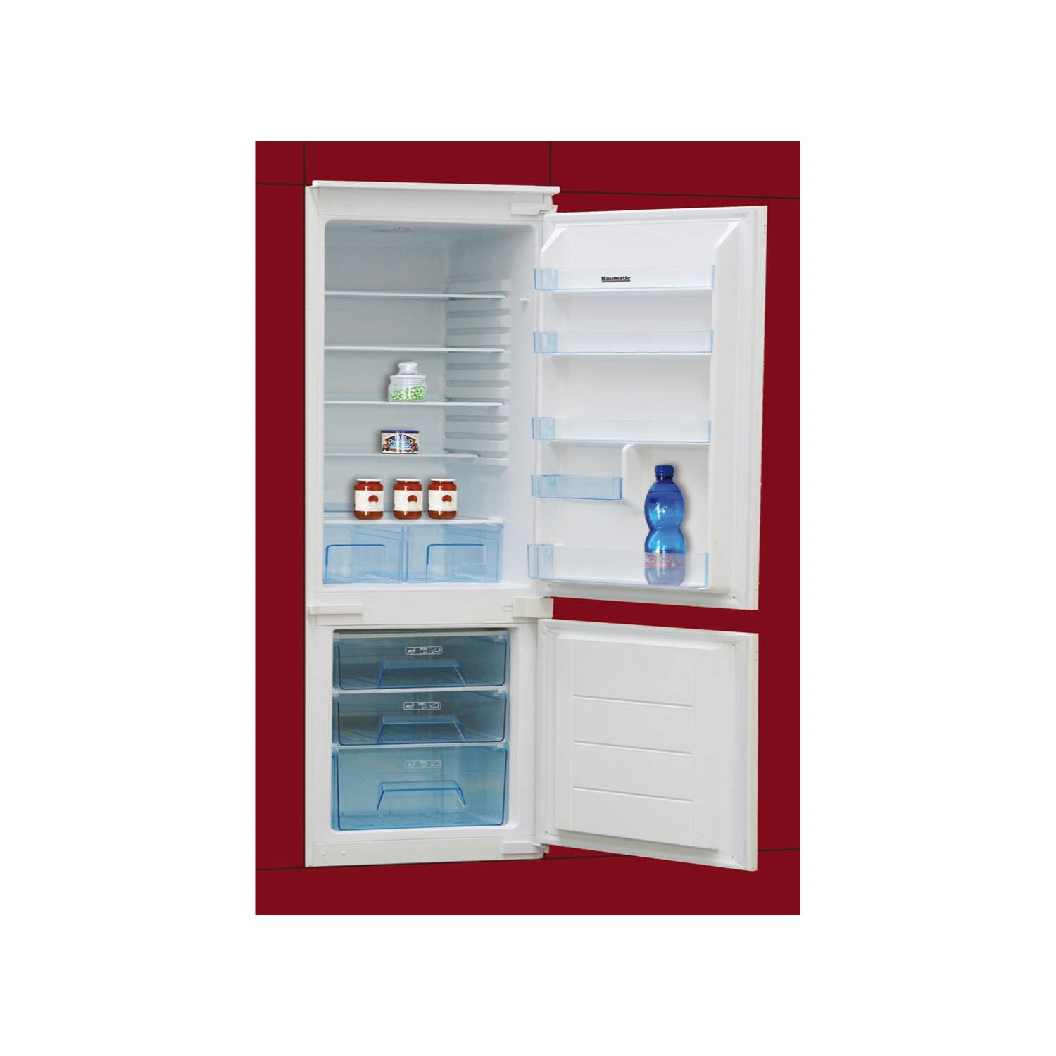 Baumatic BRCI7031 Integrated Fridge Freezer | Appliances Direct