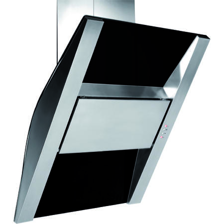 Baumatic BTC918GL Angled 90cm Chimney Cooker Hood Stainless Steel And ...