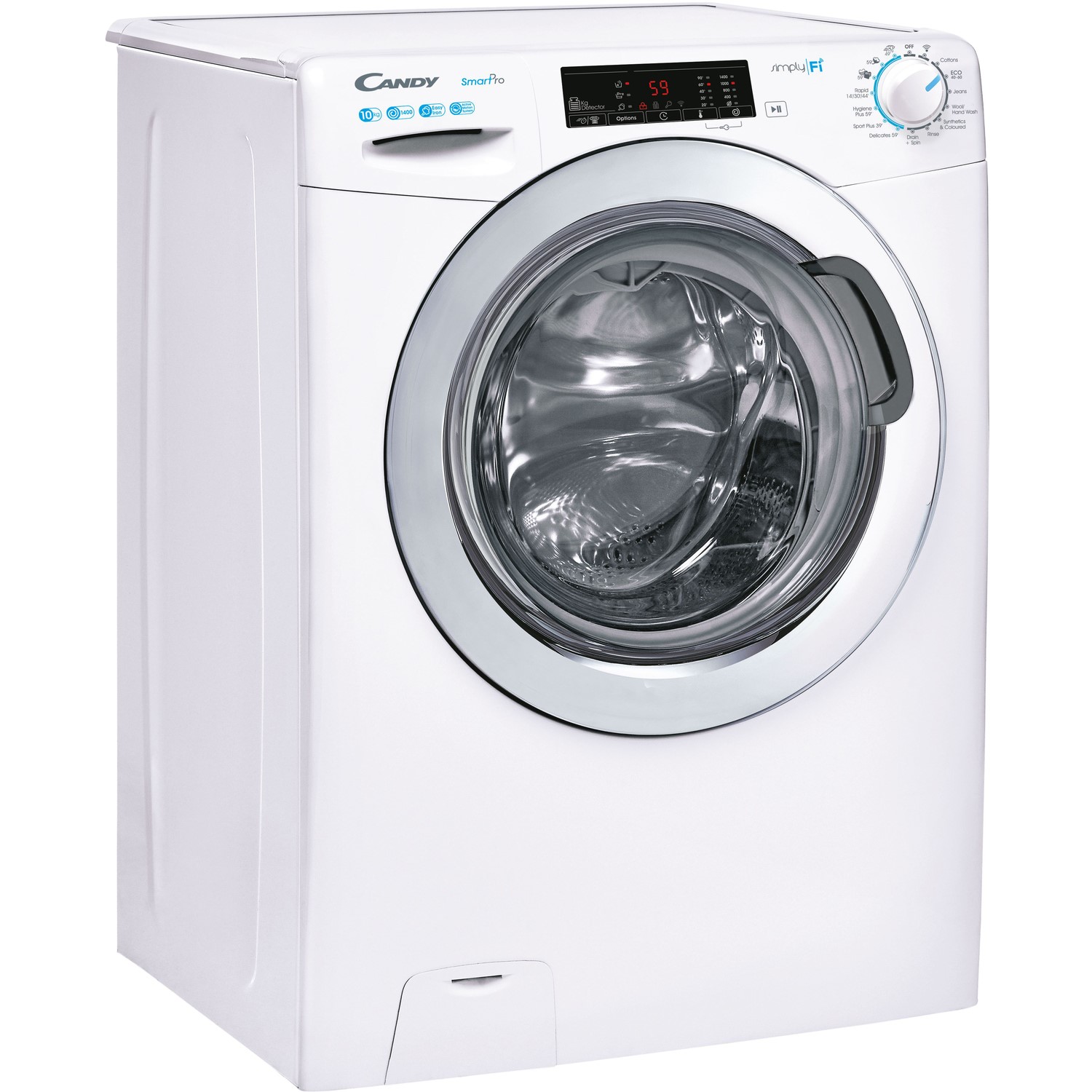 Candy Smart Pro 10kg 1400rpm Freestanding Washing Machine - White ...