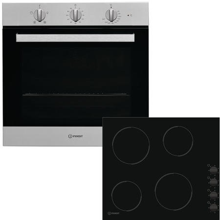 Indesit Electric Oven and Ceramic Hob Pack | Appliances Direct