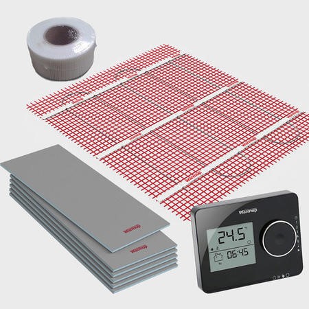 1sqm Electric Underfloor Heating Kit with Tempo Thermostat - Warmup ...