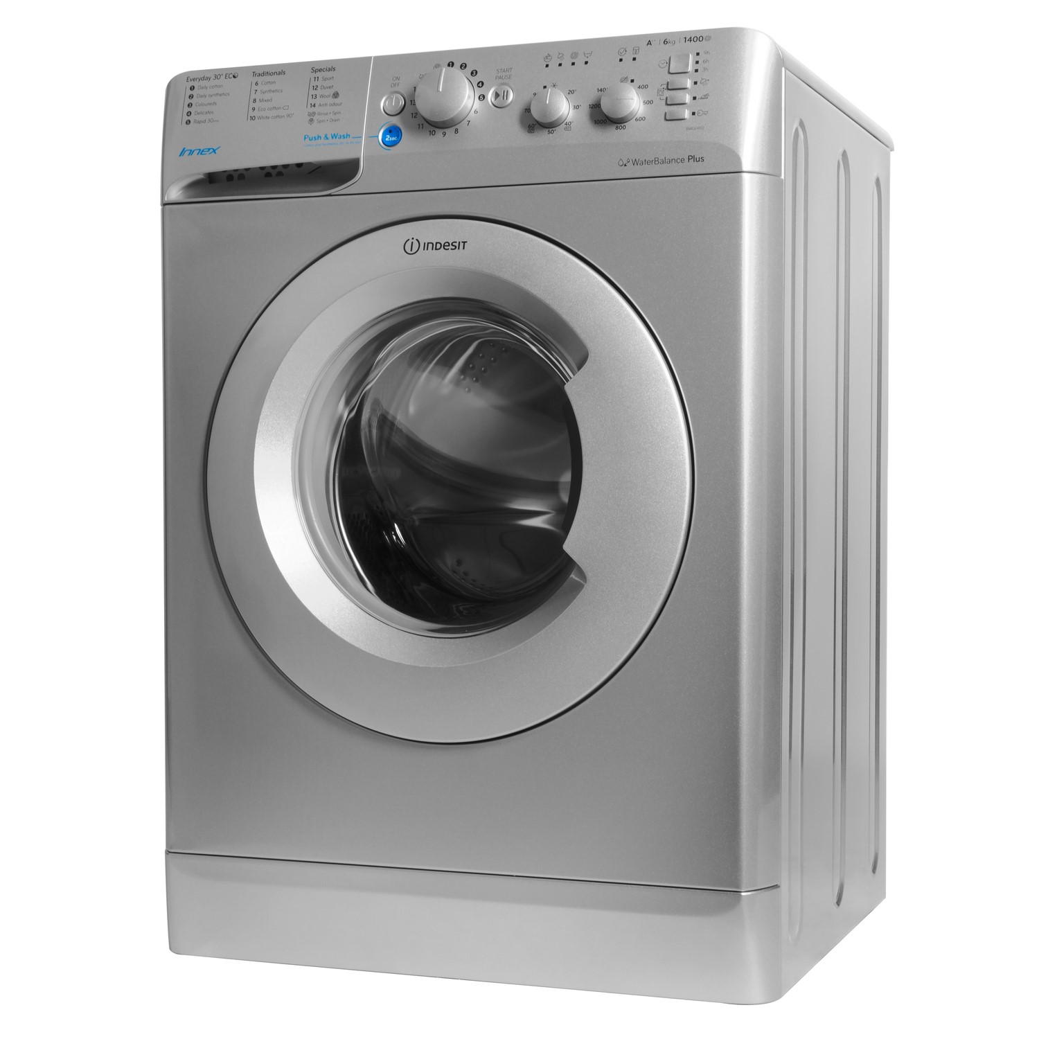 GRADE A2 - Indesit BWC61452S Innex 6kg 1400rpm Freestanding Washing ...