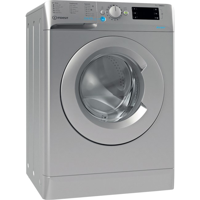 Indesit Innex 7kg 1400rpm Washing Machine - Silver BWE71452SUKN ...