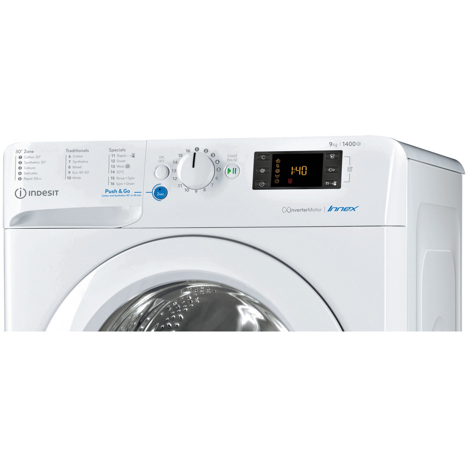 Refurbished Indesit Innex BWE91485XWUKN Freestanding 9KG 1400 Spin ...