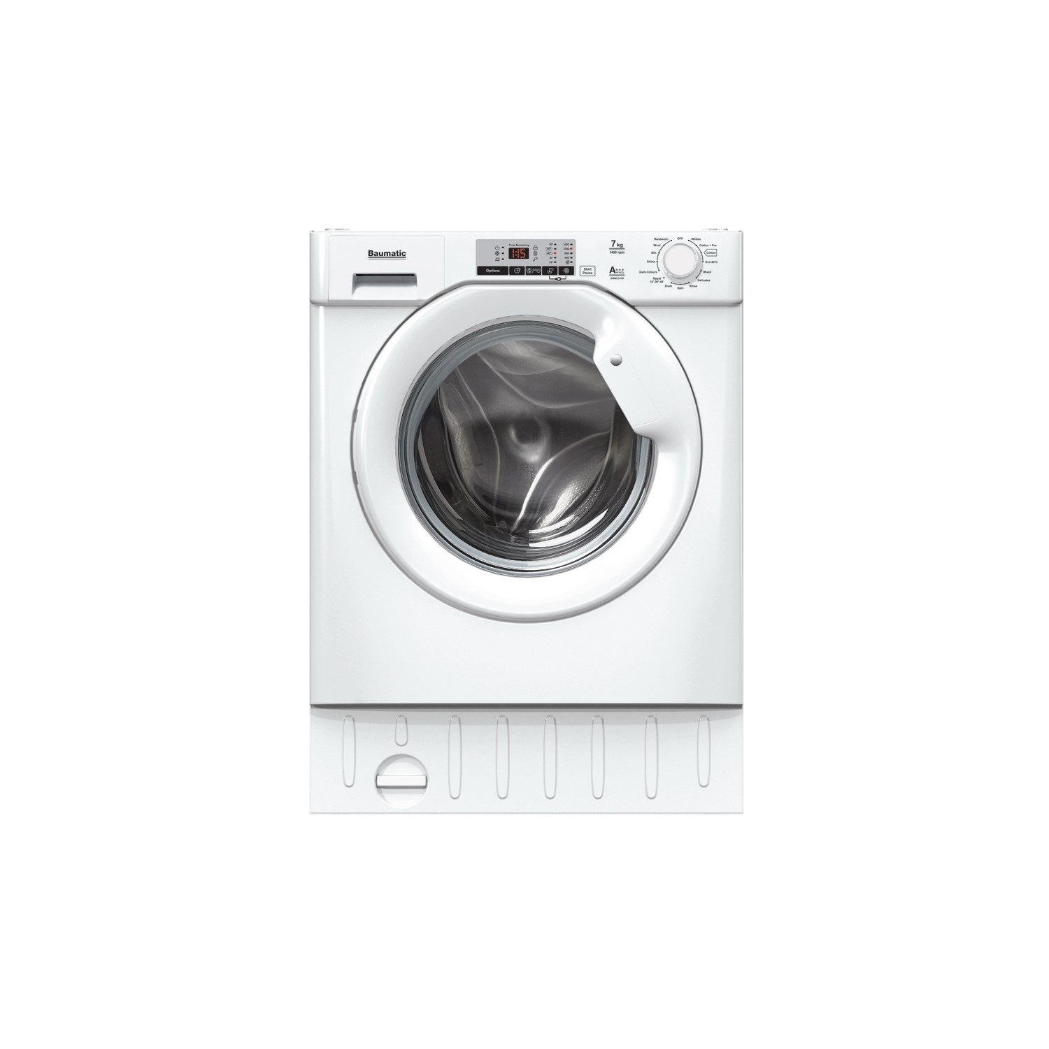 Baumatic BWMI147D-80 7kg 1400rpm Integrated Washing Machine ...