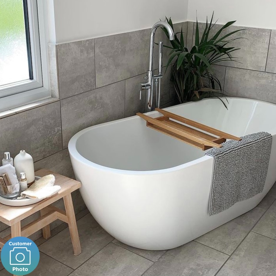 Lisbon Freestanding Bath Double Ended - 1650 x 750mm BeBa_10974 ...