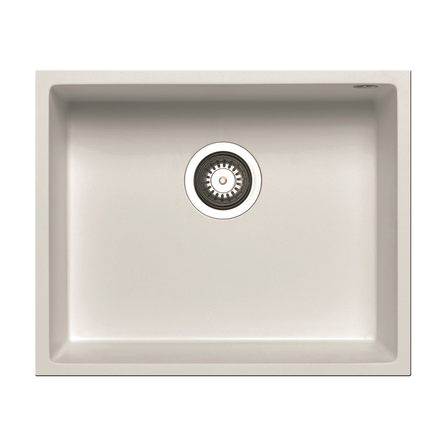 Single Bowl Undermount White Granite Composite Kitchen Sink - Enza ...